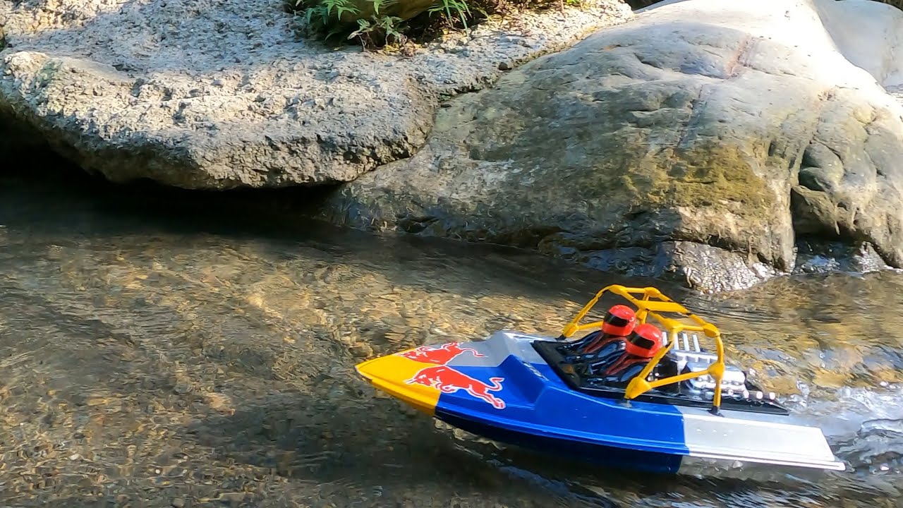 Red Bull RC NQD Jet Boat River Tracing~ 小噴噴 2020/10/10 ② - YouTube