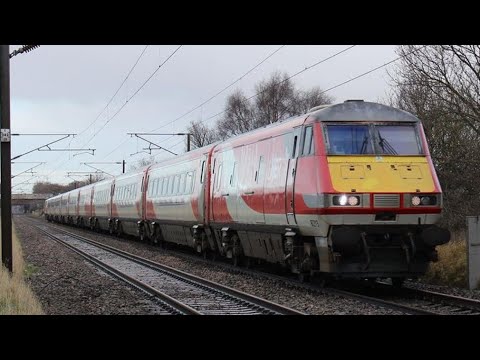 Trains at Ranskill 04/01/2021 - YouTube
