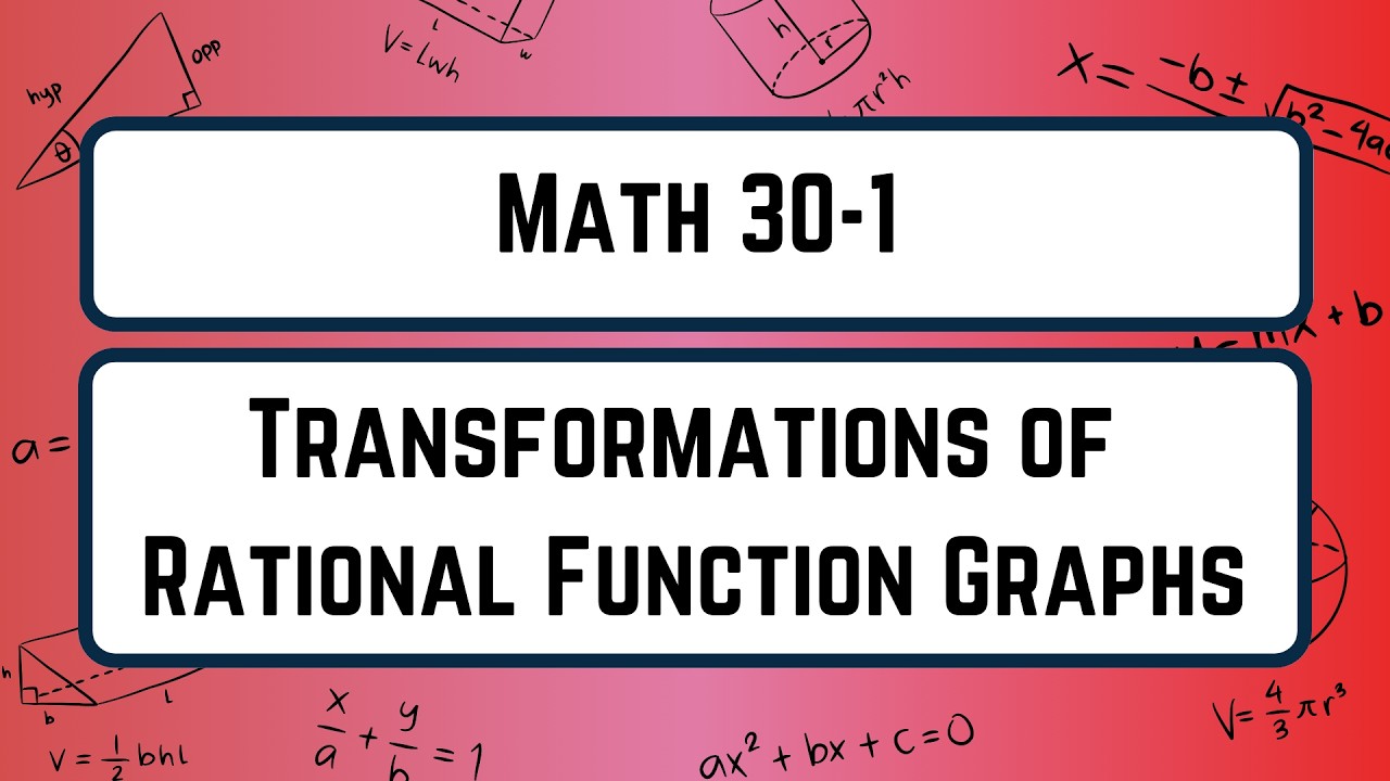 Rational Functions - Lesson 1 - Transformations & Characteristics - YouTube