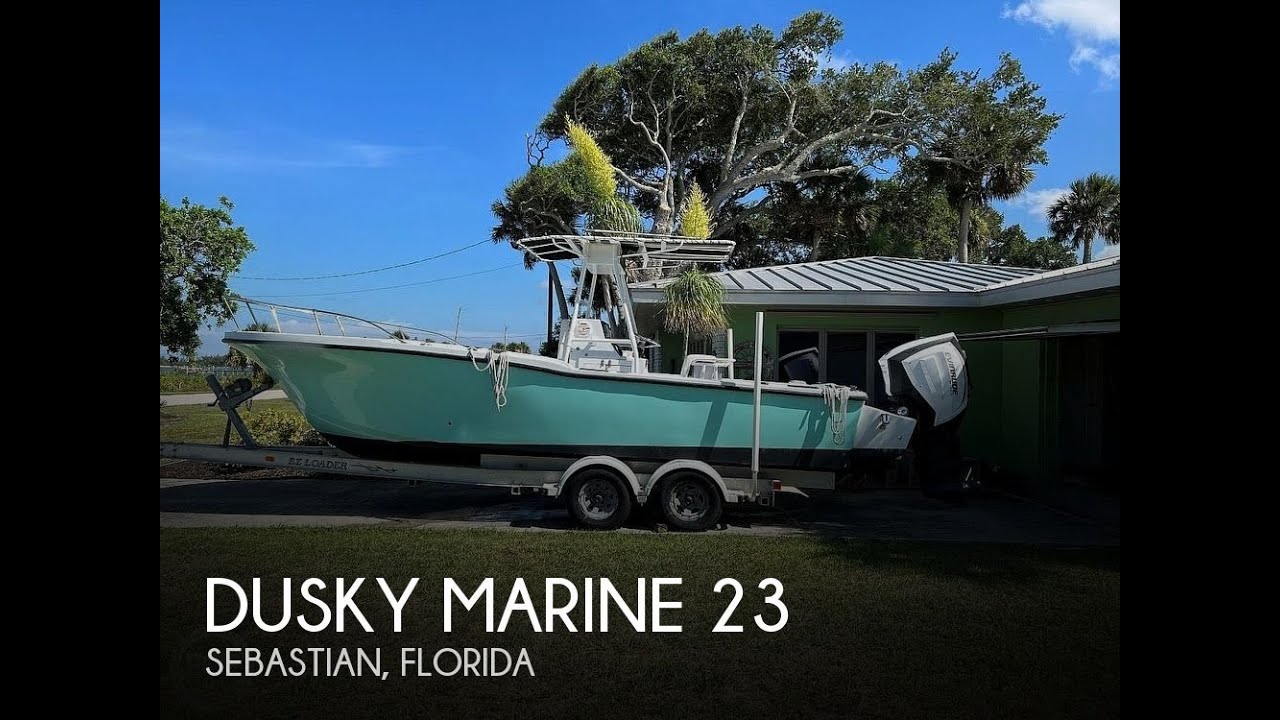 [UNAVAILABLE] Used 1987 Dusky Marine 23 in Sebastian, Florida - YouTube
