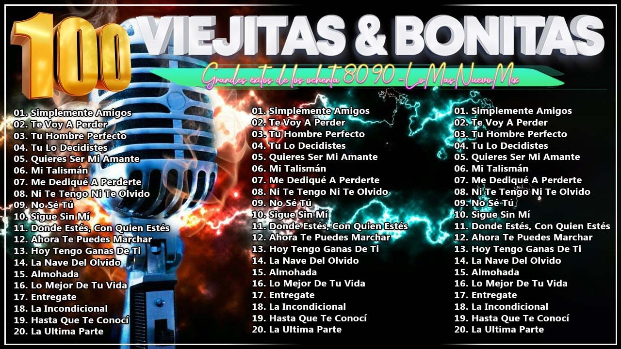 BALADAS CLÁSICAS ROMÁNTICAS EN ESPAÑOL 60s 70s 80s & 90s Selección ...