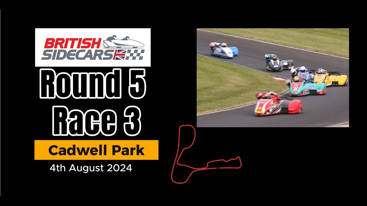 Round 5 Race 3 of the British Sidecar Championship Cadwell Park Sunday ...