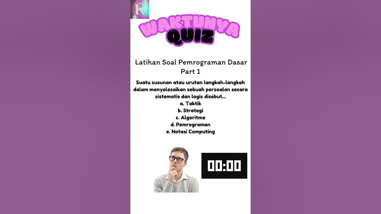 Latihan Soal Pemrograman Dasar Part 1 - YouTube