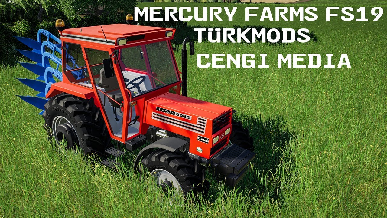 FS19 Mercury Farms TÜMOSAN 8085 VE ALPLER PULLUK İLE SÜRÜM - YouTube