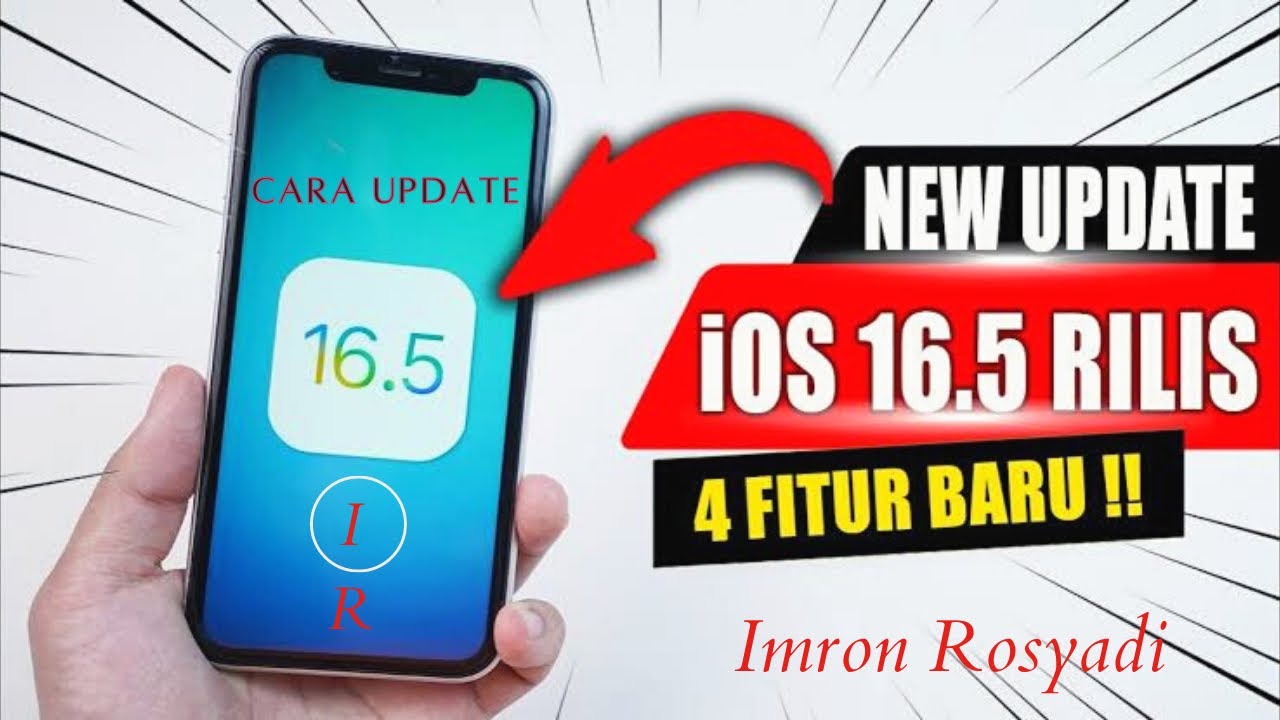 Cara Update IOS 16.5 terbaru yang telah release - YouTube