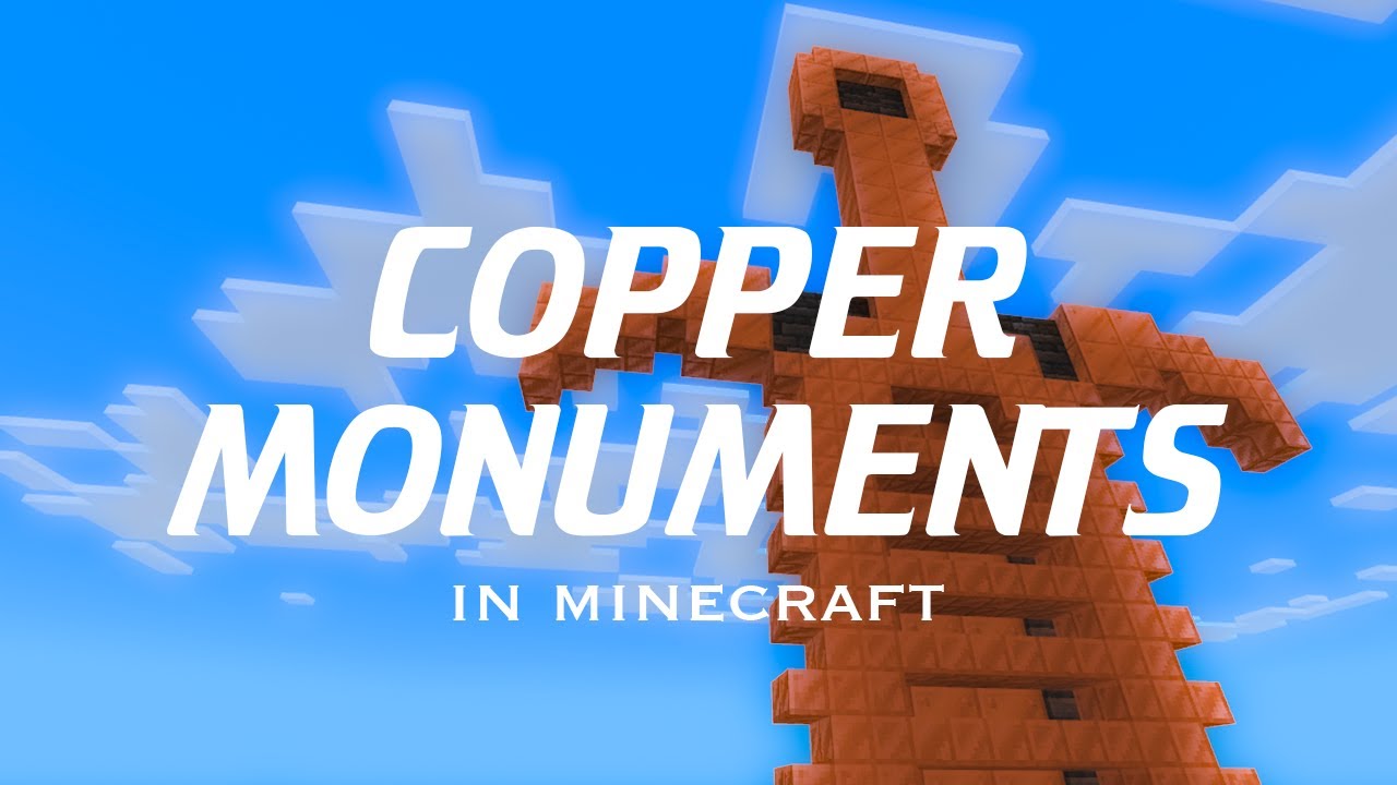 3 Copper Monument Designs In Minecraft - YouTube