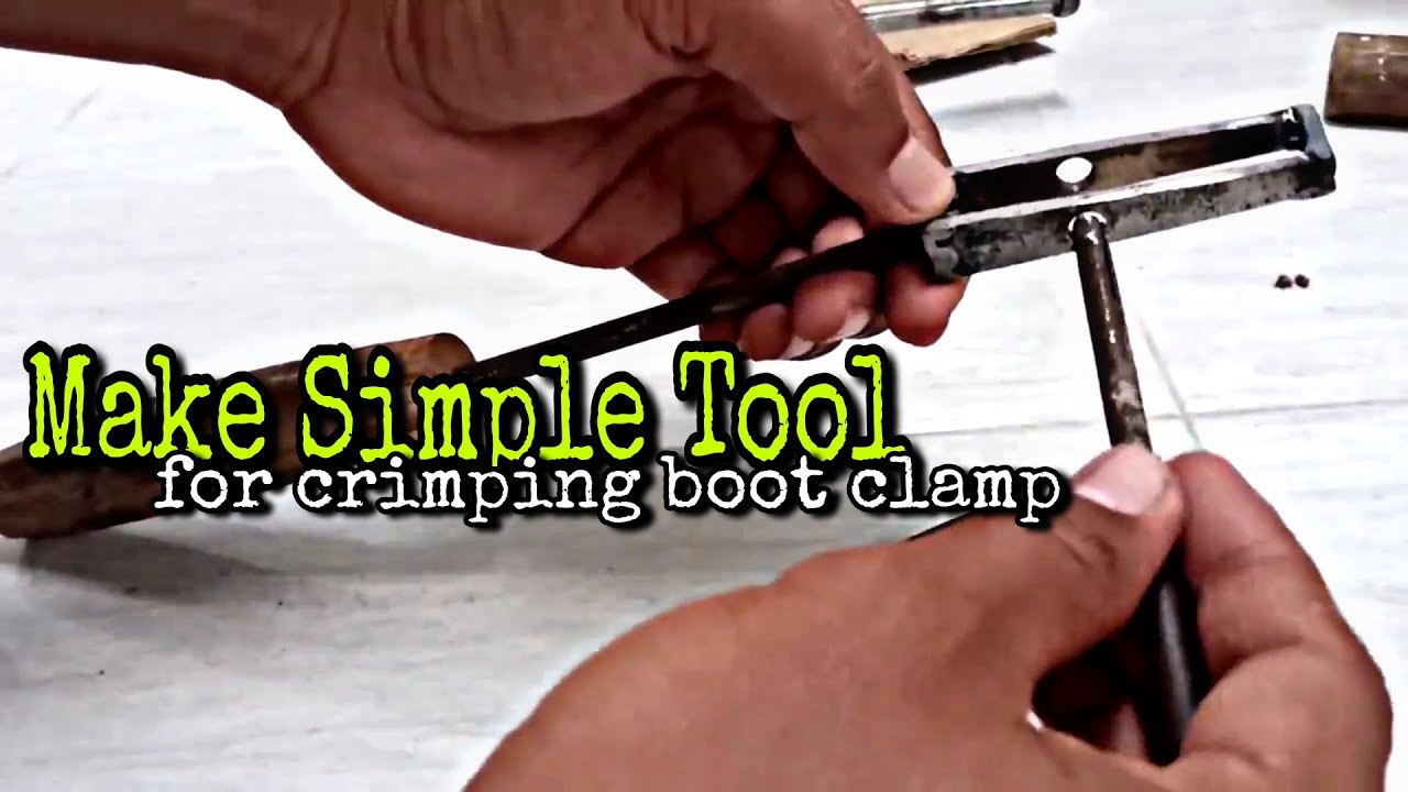 Make simple tool for crimping boot clamp | Membuat alat sederhana utk ...