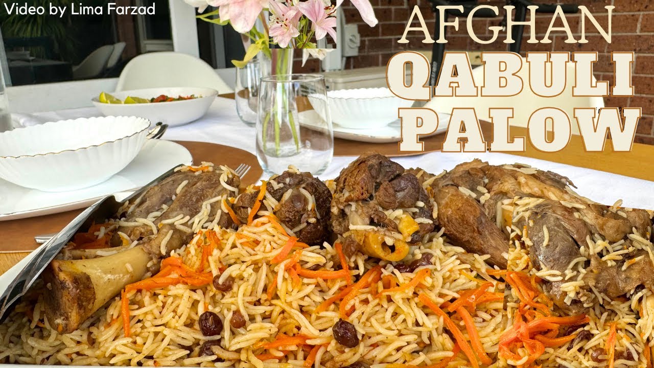 How to make Authentic Afghan Qabuli Palow / Mahicha Palow in a Pressure ...