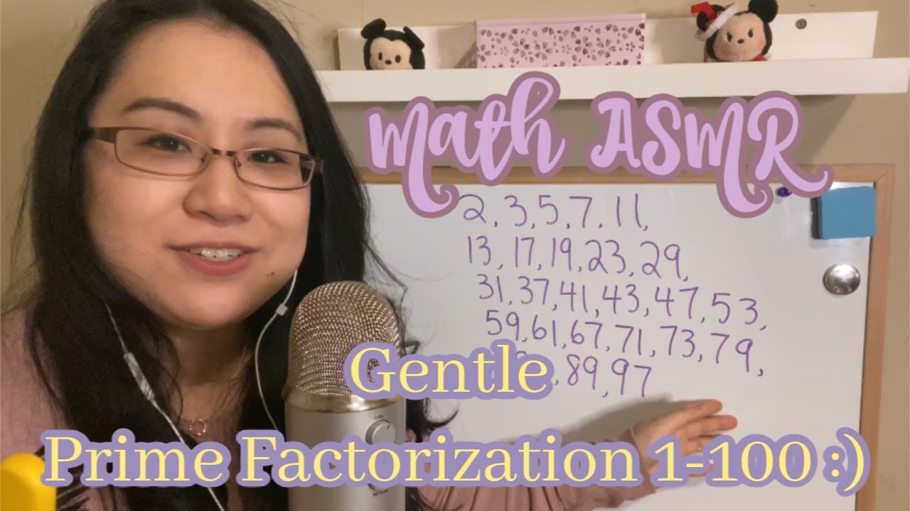 Math ASMR | PRIMING you for relaxation and sleep + brush scratching ...