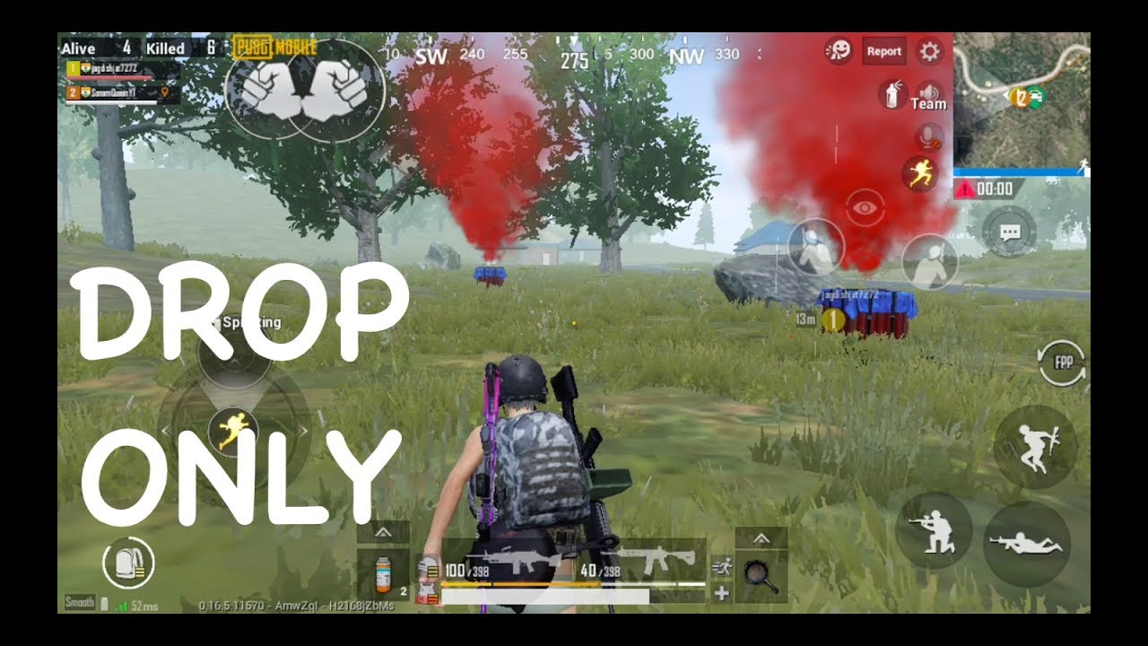 Drop weapons ONLY challenge | pubg mobile - YouTube