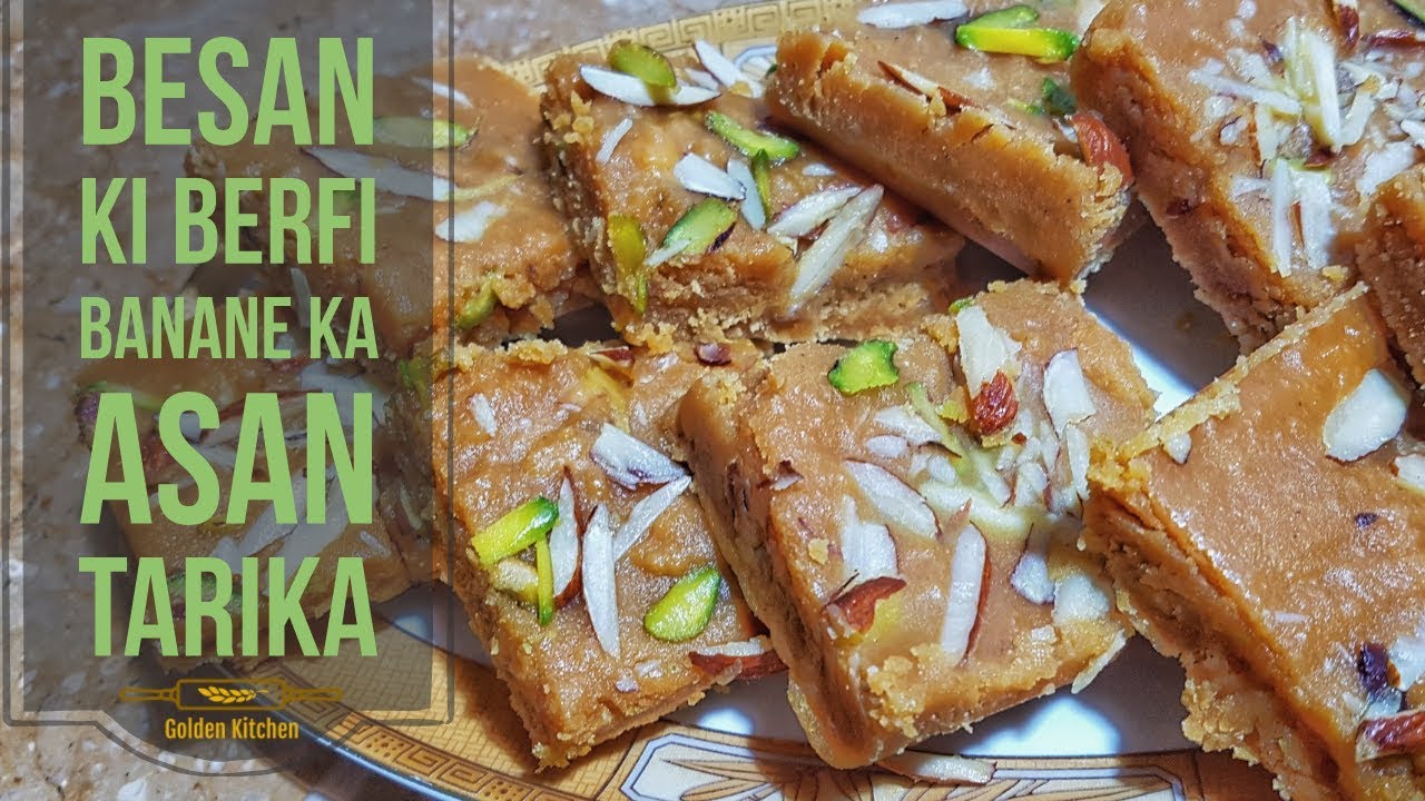 Besan ki Barfi Recipe | बेसन की बर्फी रेसिपी | Easy Besan ki Barfi ...