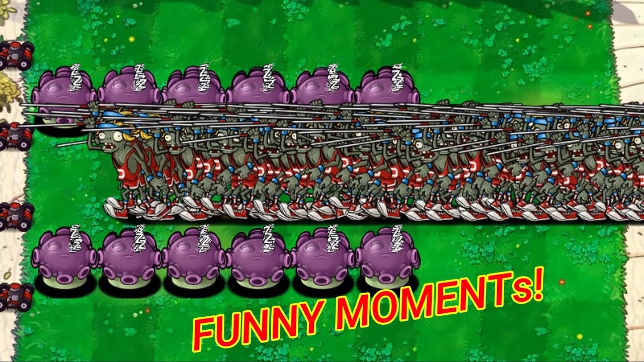 Plants vs Zombies Trap for zombies Funny MOments Troll moments pvz plus ...