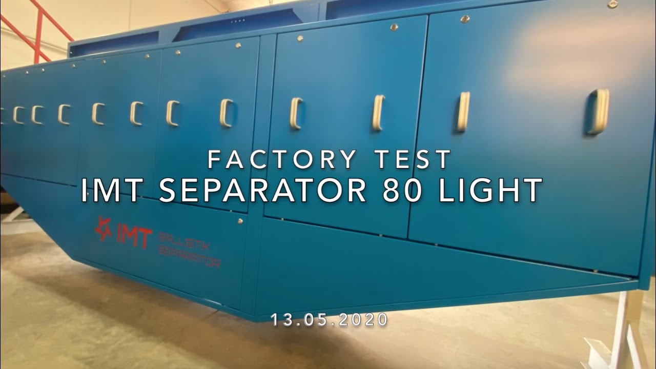 Factory Test - IMT Separator 80 light - YouTube