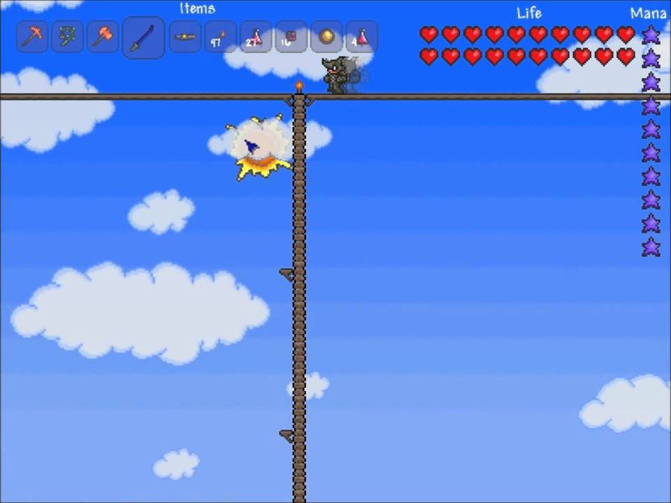 Terraria Double jump glitch - YouTube