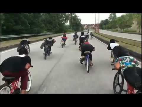 Lumba basikal lajak🤩