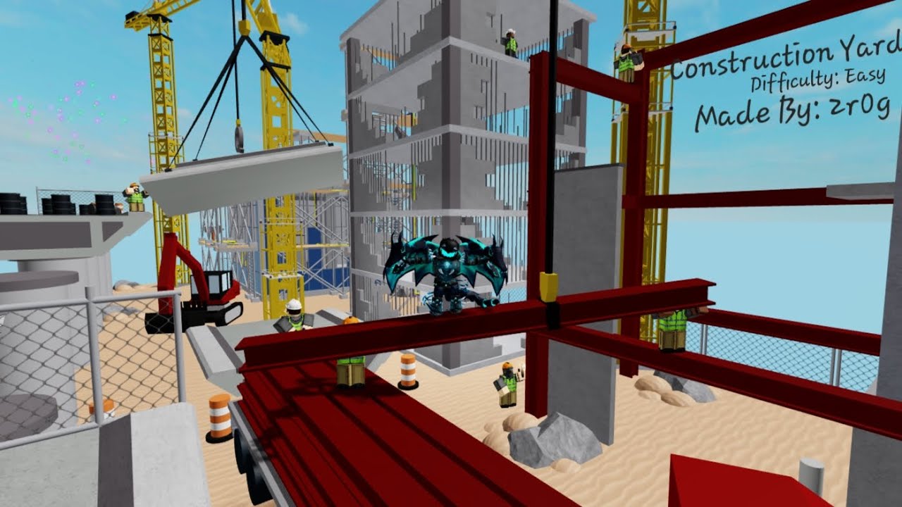 Construction Yard by 2r0g (Obby King Roblox) | OofclubzUltimate - YouTube