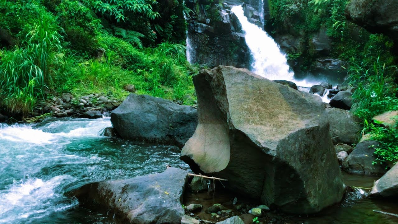Beautifull Forest River Relaxing water sound, waterfall sounds white noise, river sound for ...
