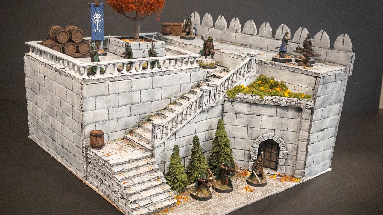 Gondorian Building Tutorial for the Middle Earth Strategy Battle Game ...
