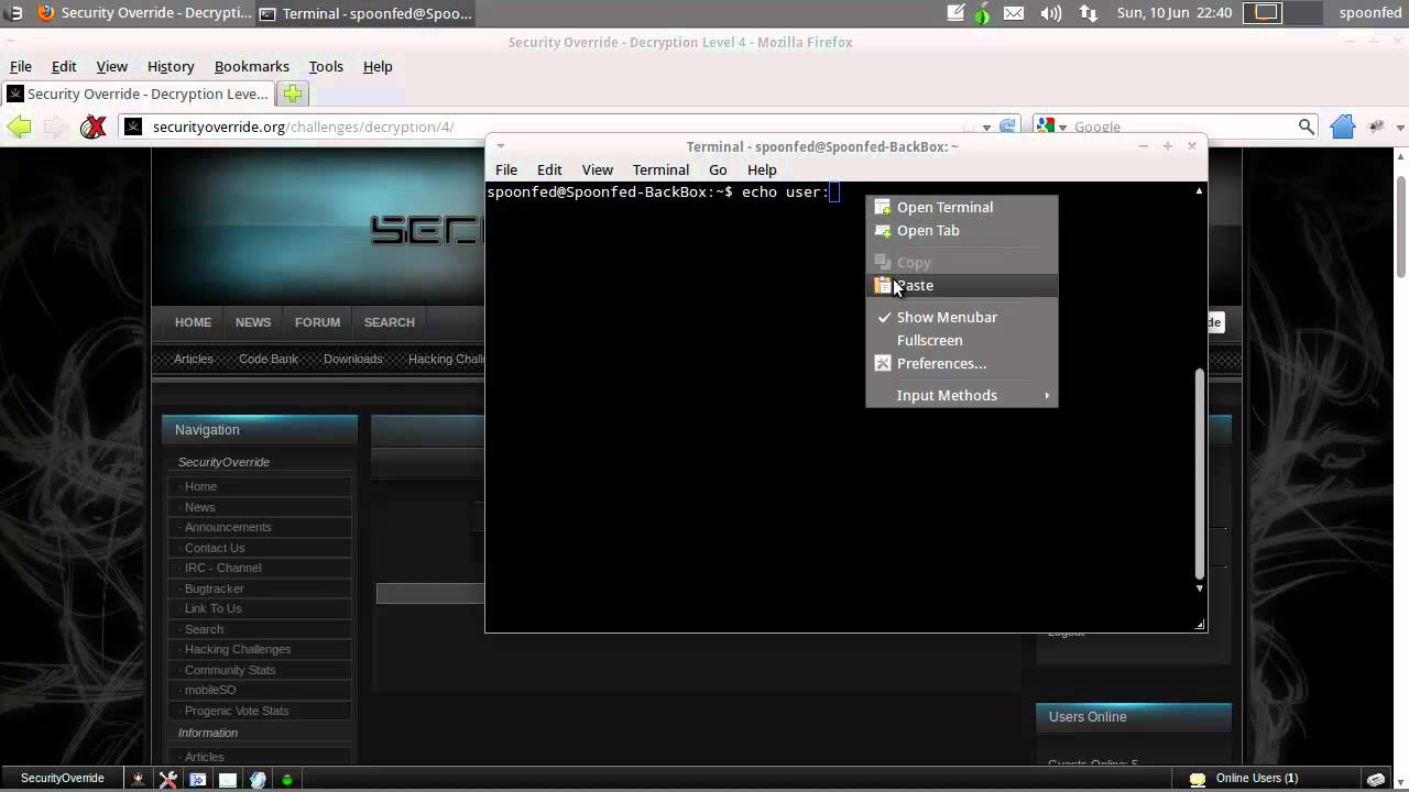 Spoonfeeding Hacking - SecurityOverride.org Decryption Mission 4 - YouTube