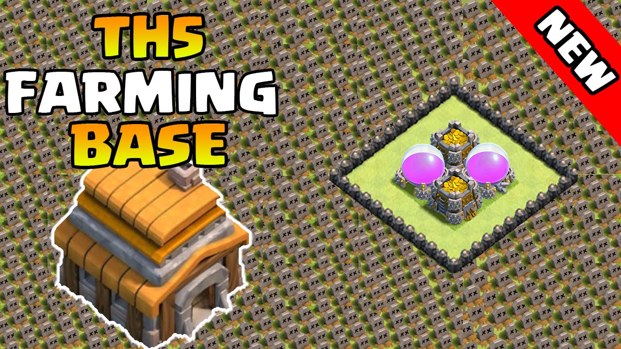 Clash Of Clans - TH5 Town Hall 5 DEFENSE STRATEGY | CoC TH5 Farming ...