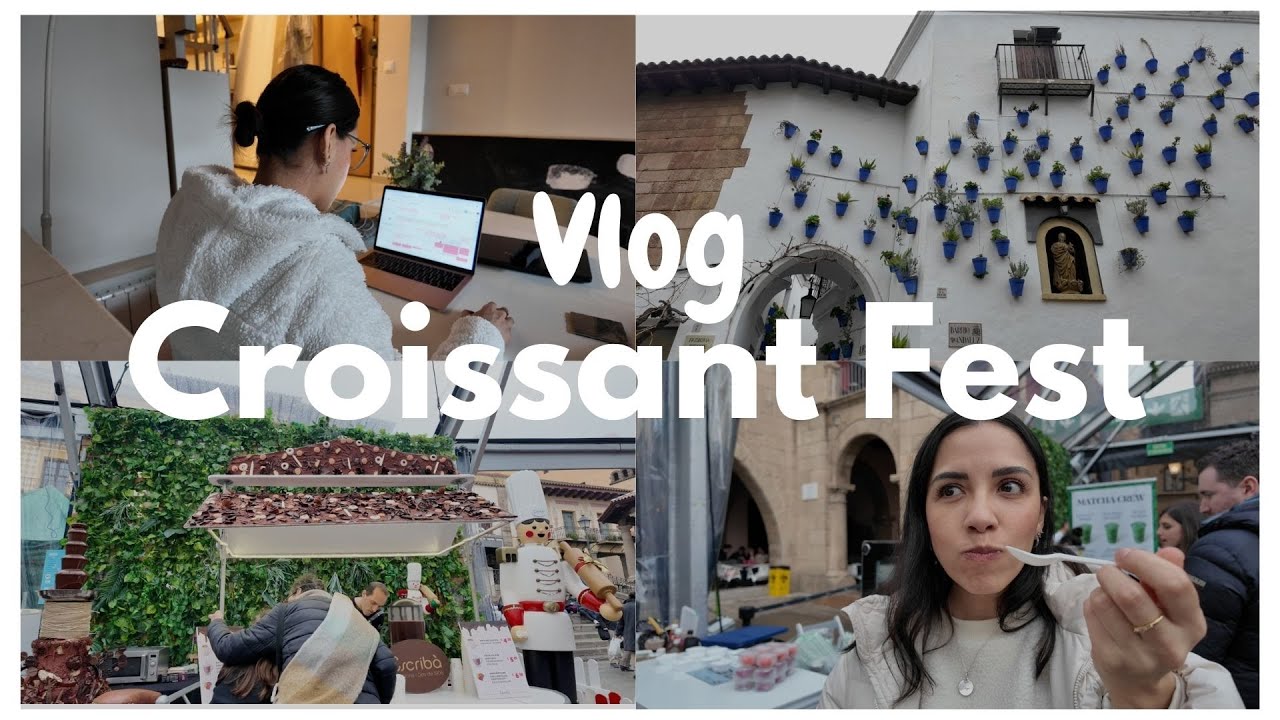 VLOG: Croissant Fest 🥐, trabajo en casa 💻 y revisión médica.🤰🏻 - YouTube