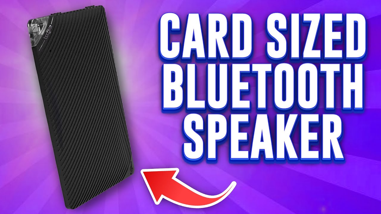World's Smallest Bluetooth Speaker {Review} - Best Card Sized Small ...