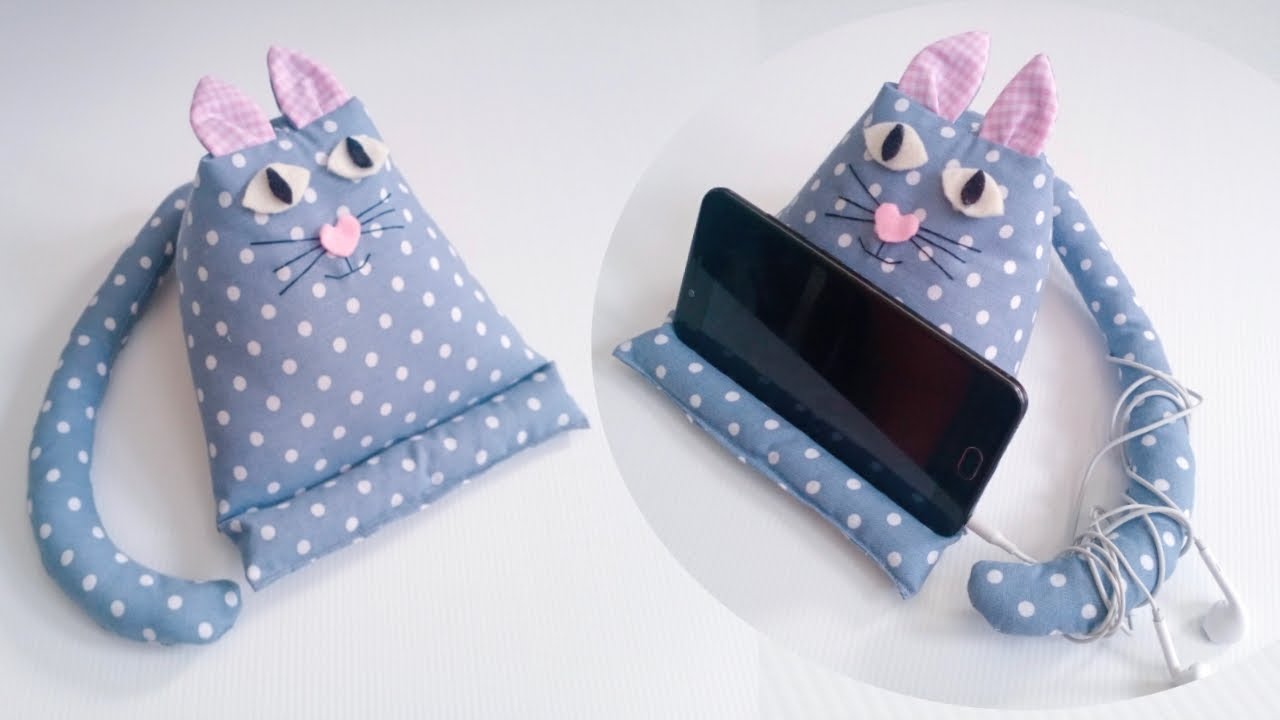 DIY Handphone Stand Holder | Mobile Stand for Study | Phone Pillow ...