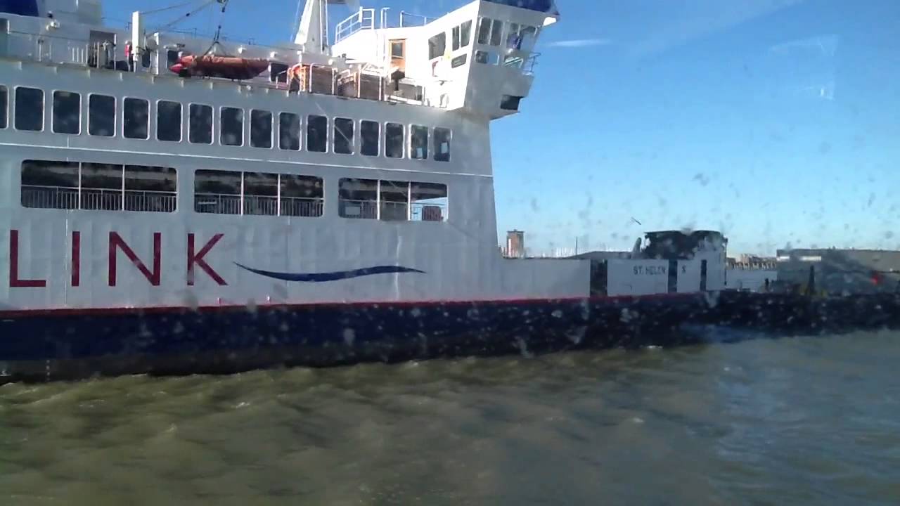 A view of the (Mv St Helen) Wightlink Ferry - YouTube