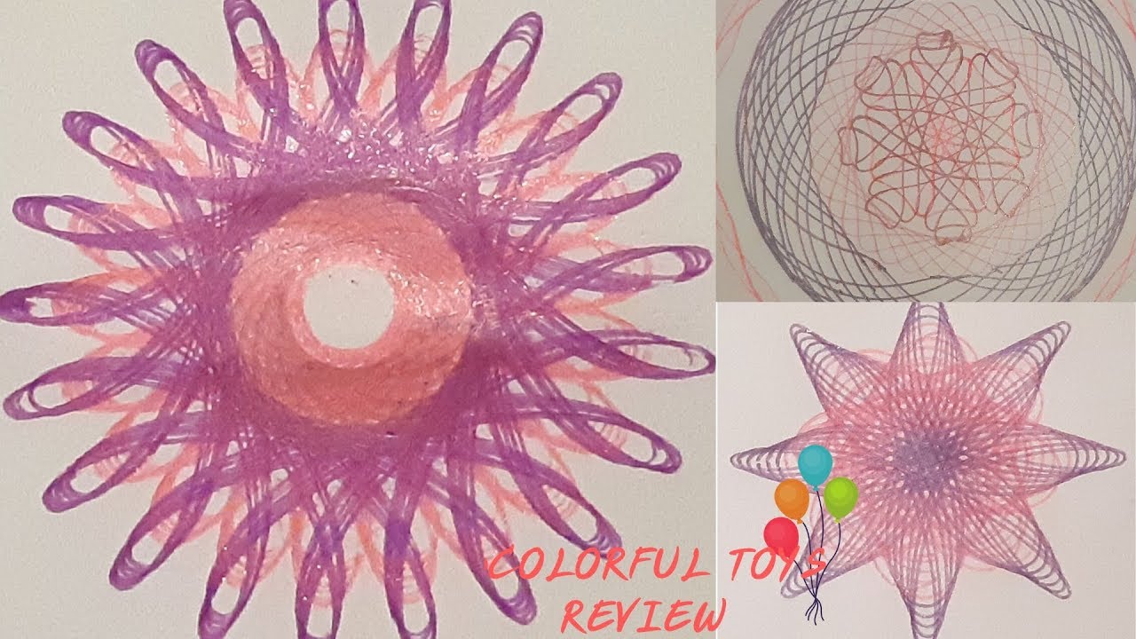 Beautiful spirograph art with nature sounds, birds and water sounds ...