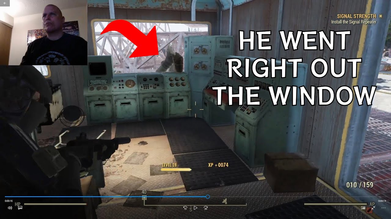 HE WENT RIGHT OUT THE WINDOW - YouTube