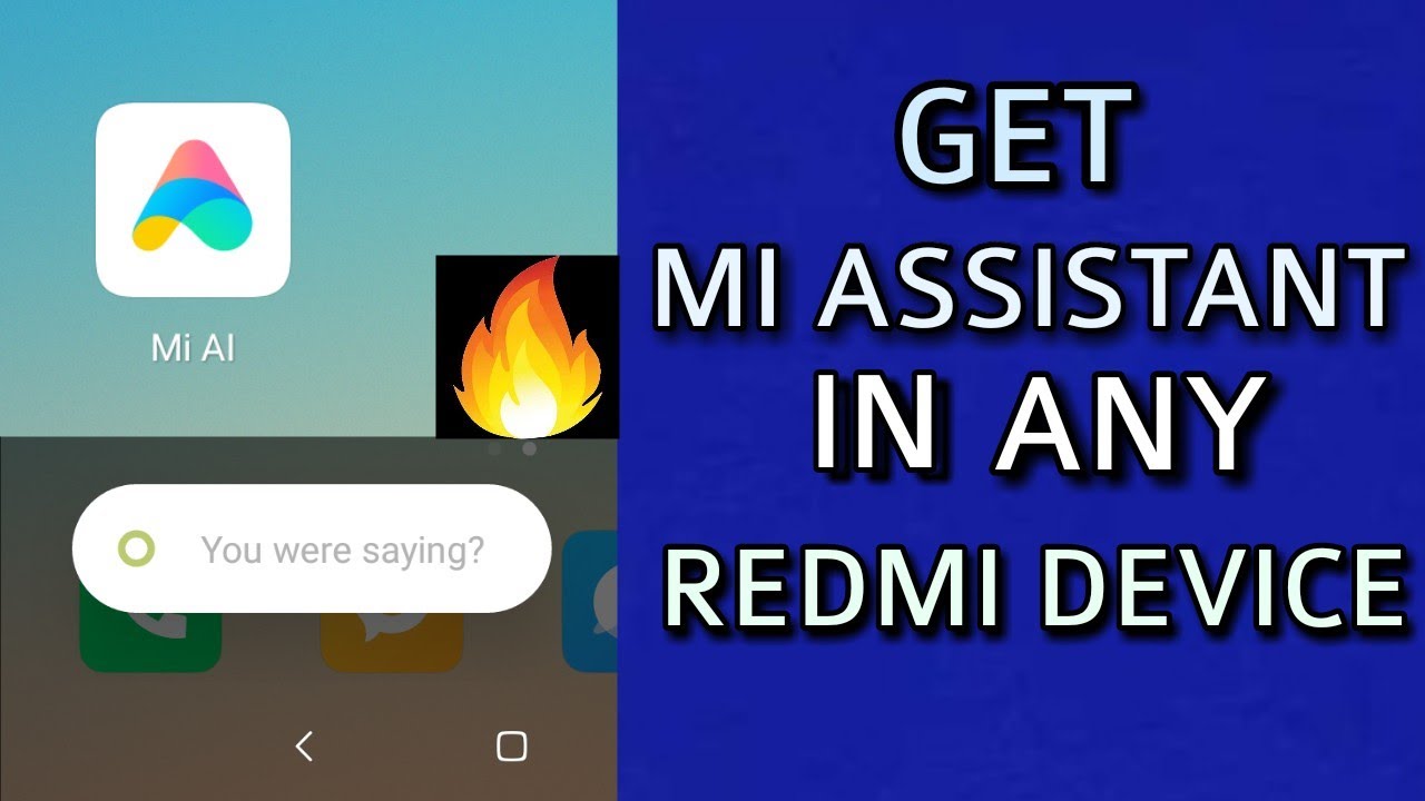 How to get MI ASSISTANT in any Redmi Device || HINDI || 100% working ...