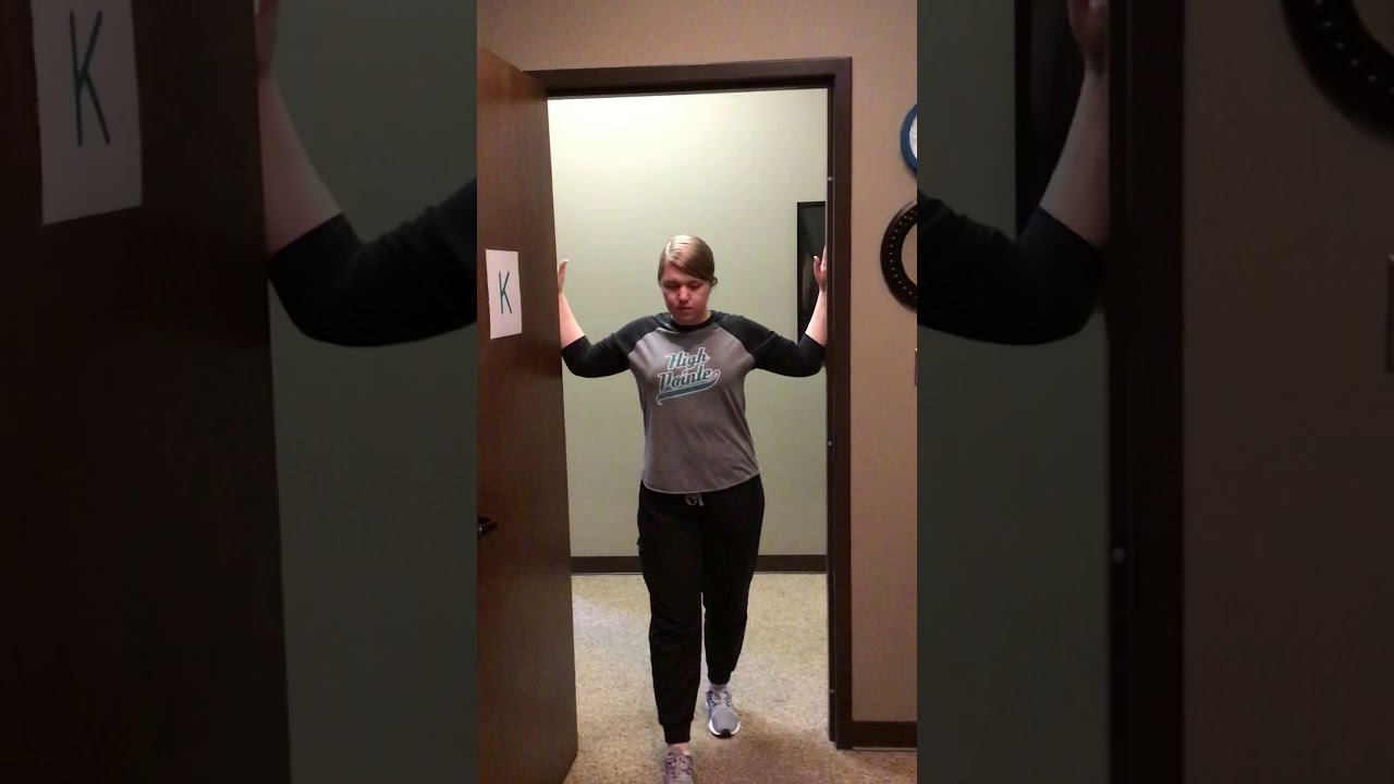 Bilateral Pec Minor Doorway Stretch - YouTube