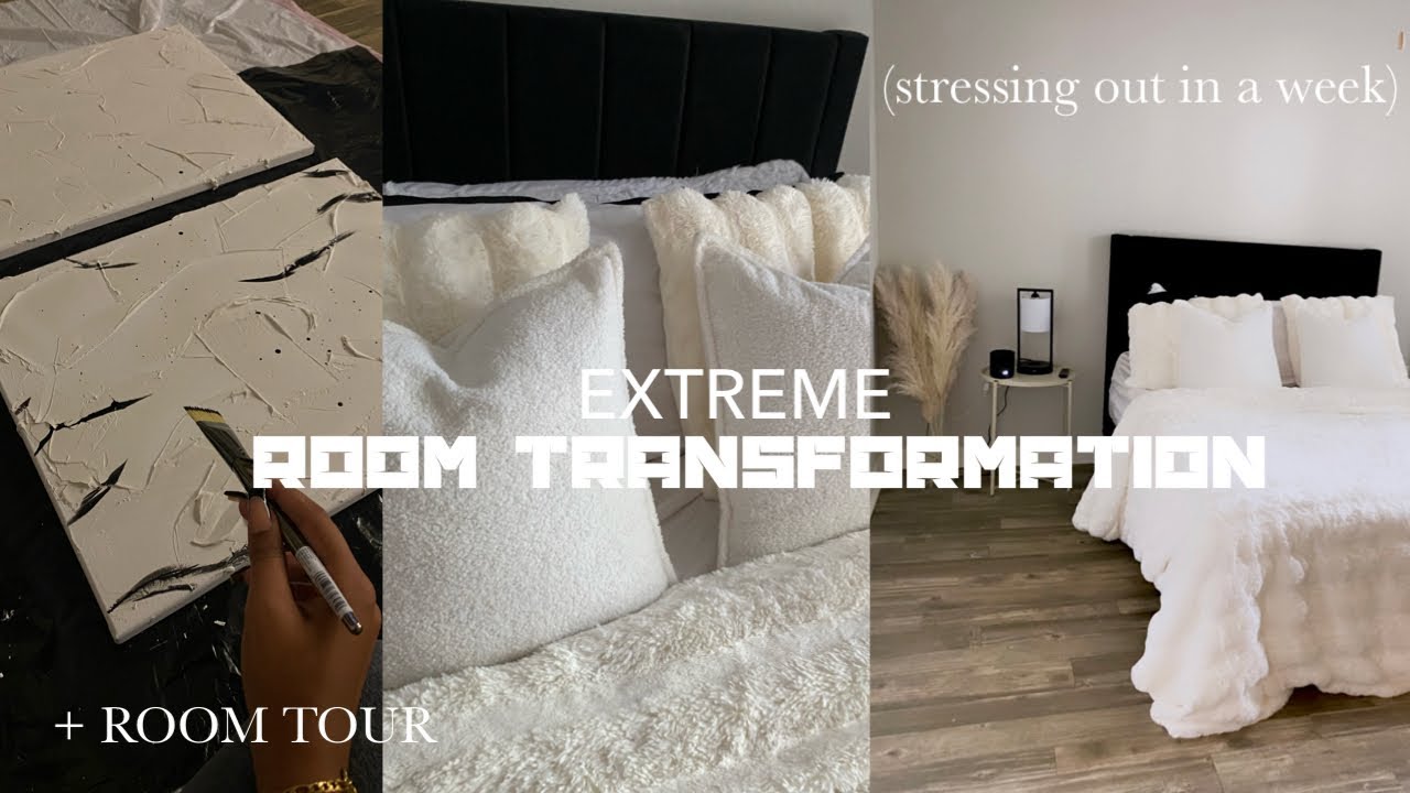 EXTREME ROOM TRANSFORMATION IN A WEEK (decorating vlog) + Room Tour ...