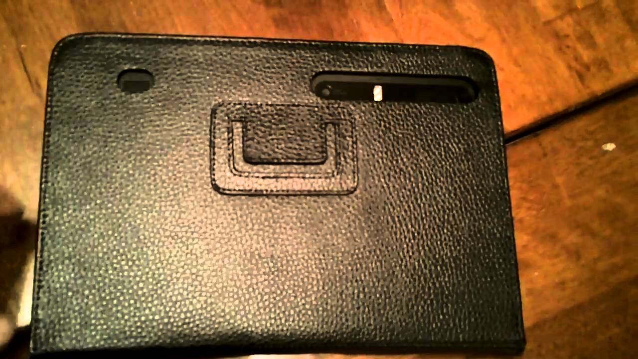 Xoom leather case from Ebay - YouTube