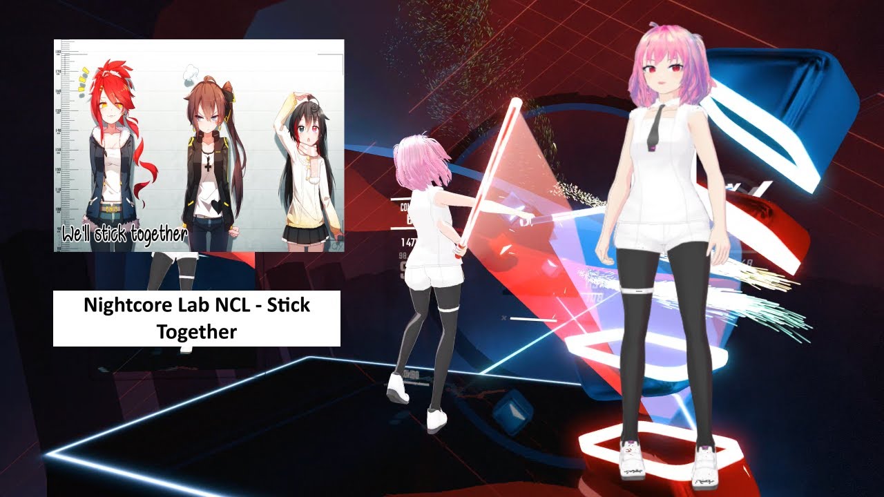 [Beat Saber] Nightcore Lab NCL - Stick Together (Expert+) - YouTube