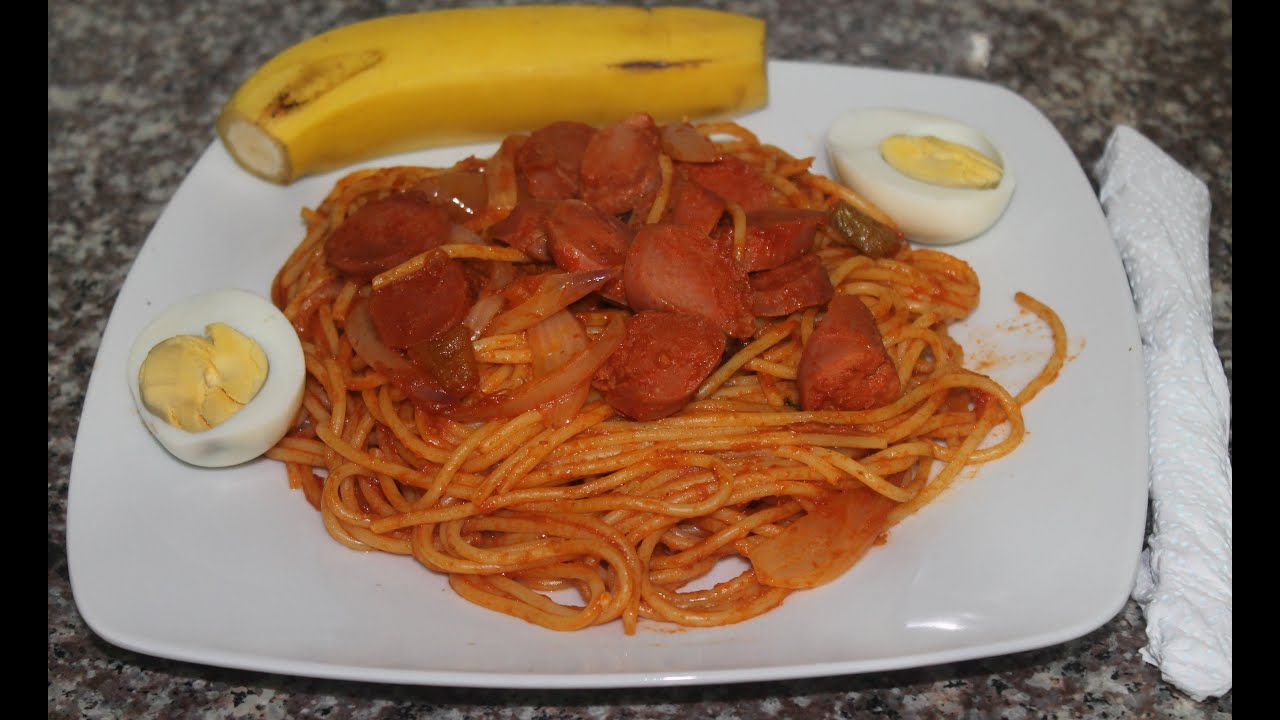 Vin aprann fè yon bon spaghetti bien gou avèk mwen - YouTube