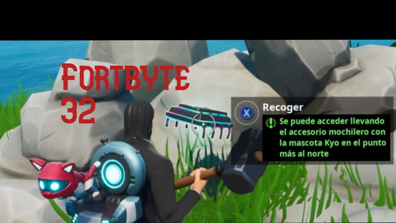 *FORTBYTE 32*, se puede acceder llevando el accesorio mochilero Kyo en ...