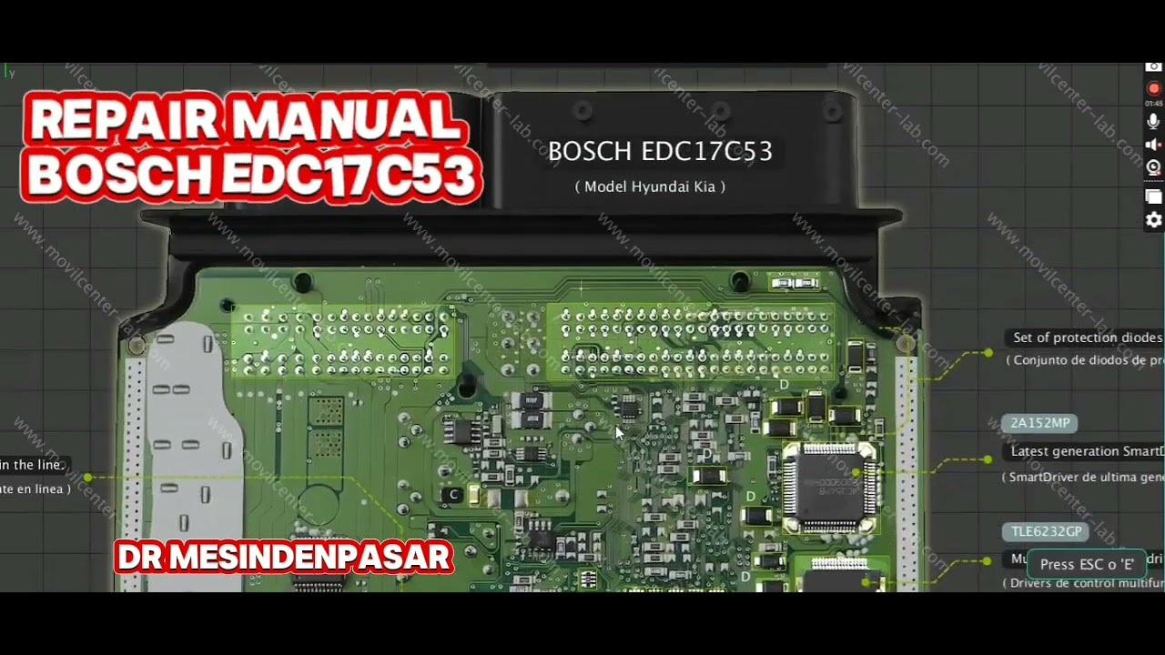 Repair Manual Ecu BOSCH EDC17C53 - YouTube