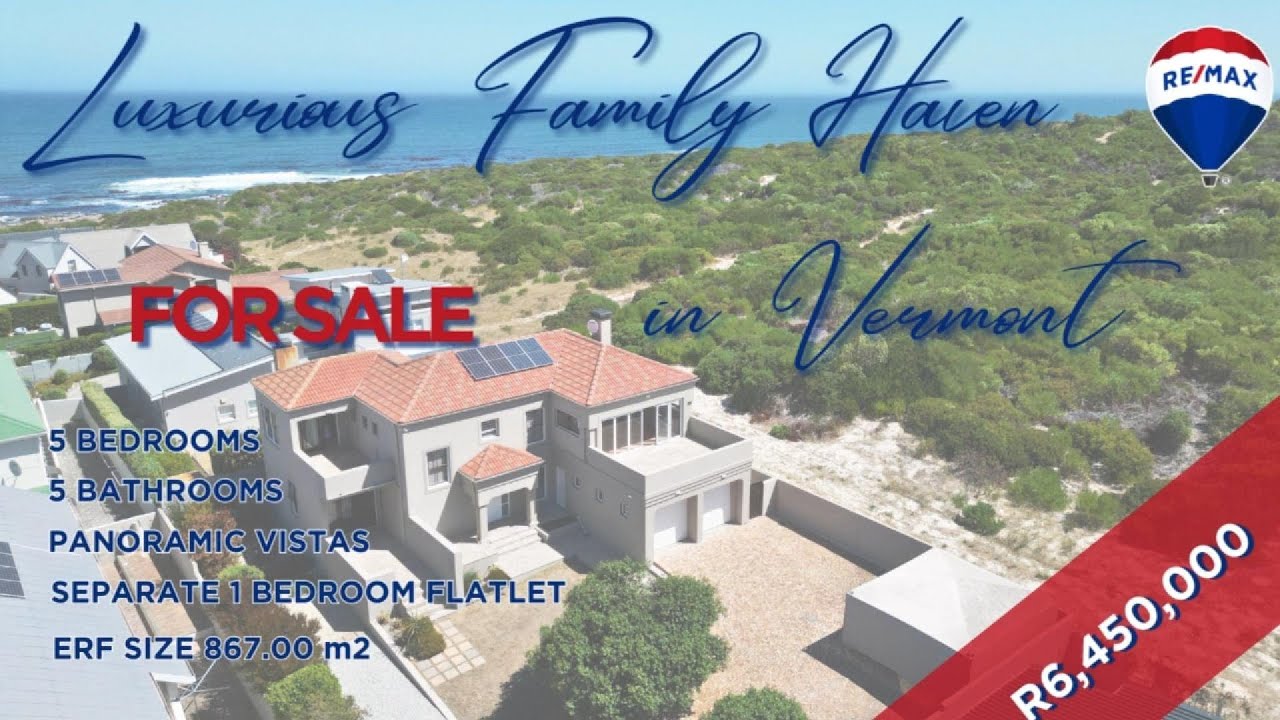 Luxurious Family Haven For Sale in Vermont, Hermanus! - YouTube