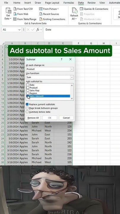 In this short you will learn how to do Subtotal in excel. #excel # ...