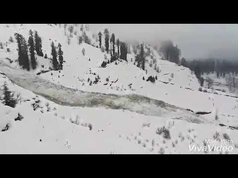 Biggest avalanche ever seen at Solang valley - YouTube