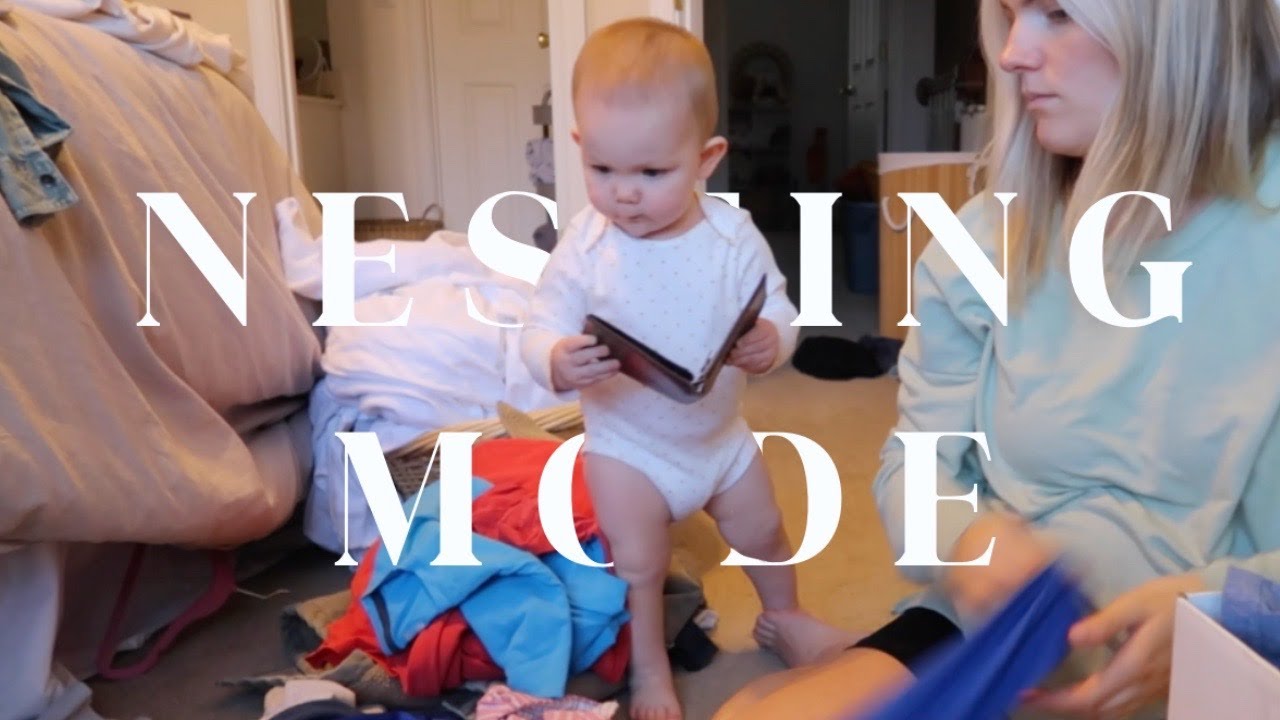 NESTING MODE // DECLUTTERING MY HOME PART 2 - YouTube
