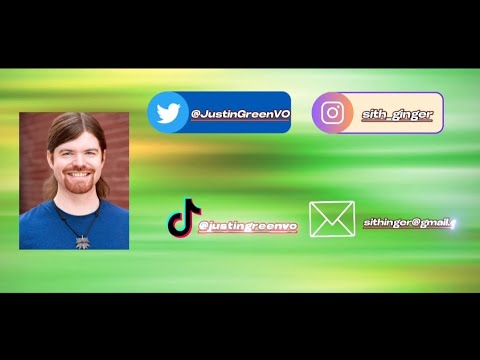 Justin Green Voiceover Reel - YouTube
