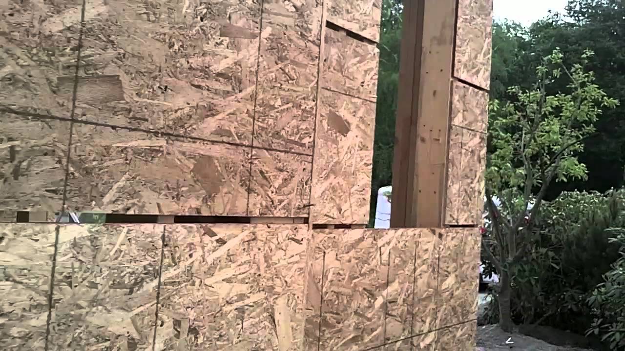 Second floor framing - Squaring the walls - YouTube