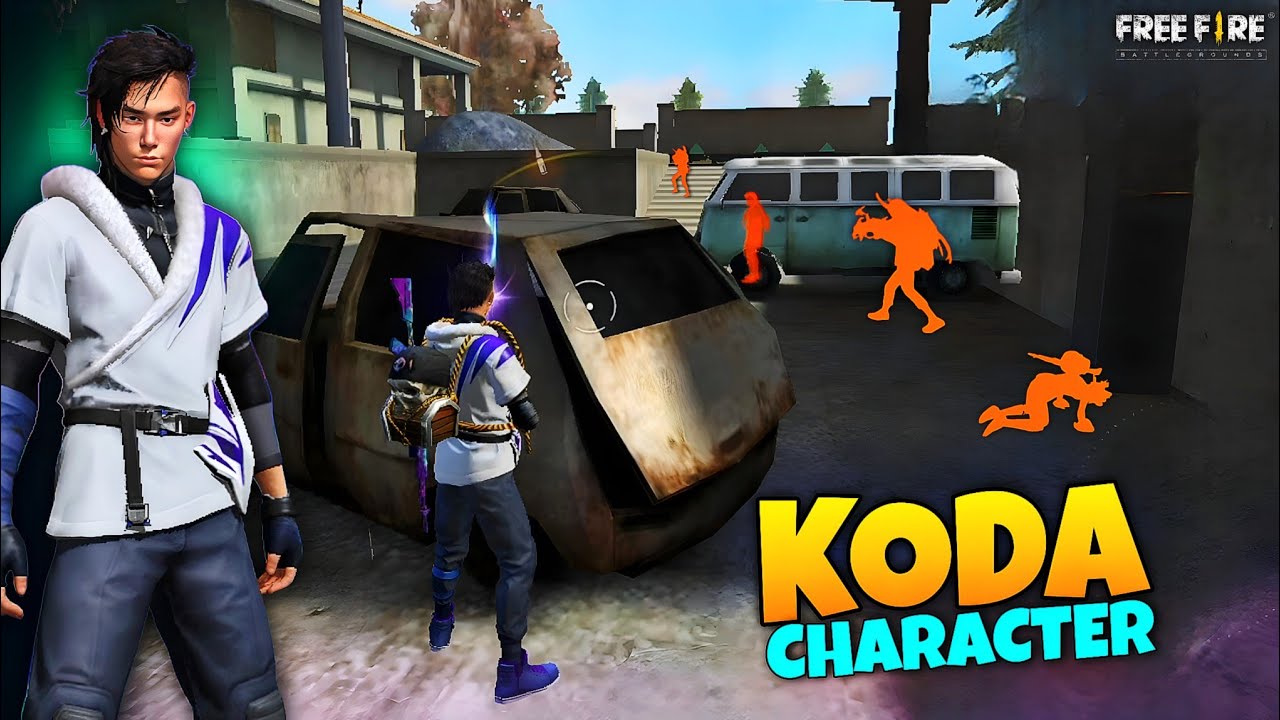 Free Fire New Koda Character Gameplay 🔥 Solo Vs Squad - YouTube