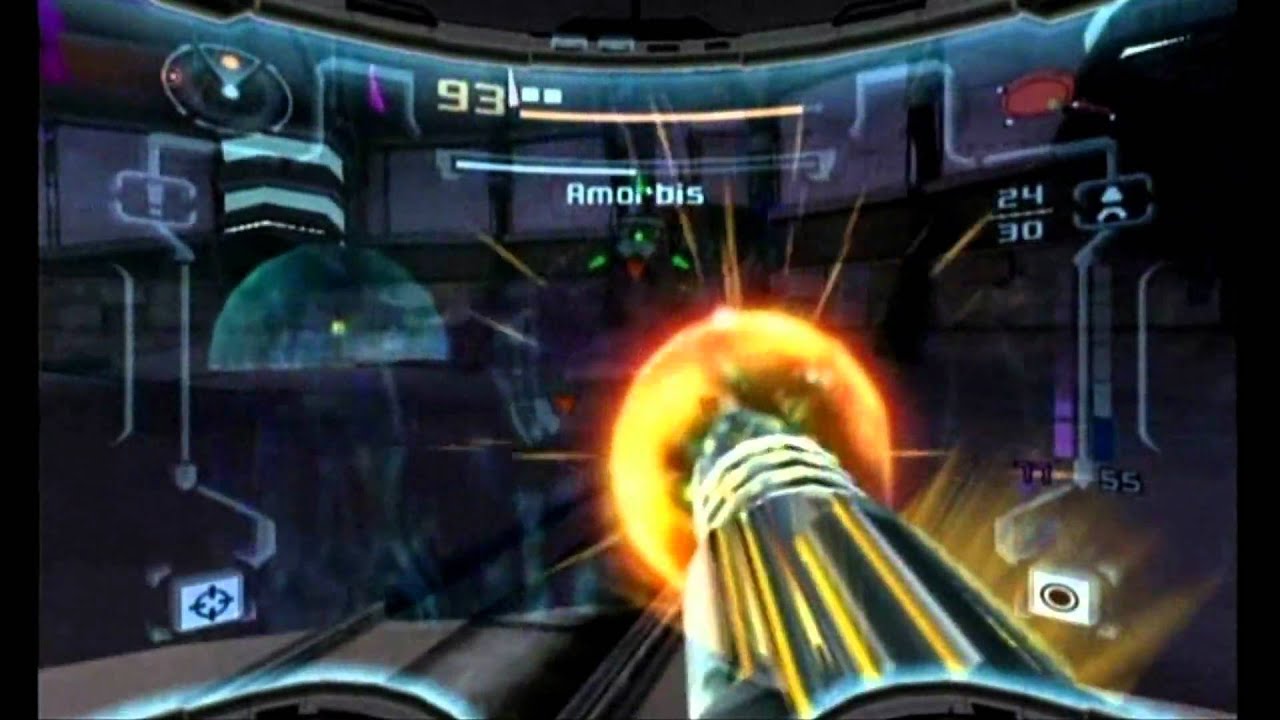 Metroid Prime 2: Echoes Hyper Mode Boss Battles - #5 Amorbis - YouTube
