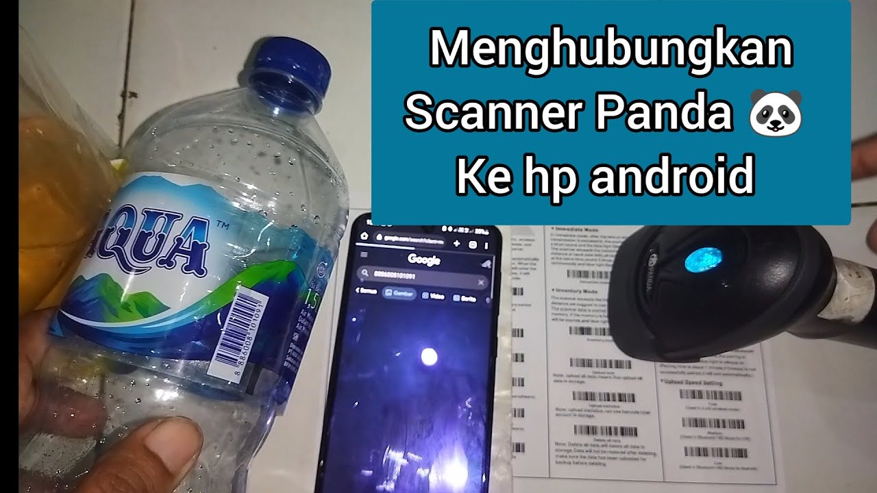 Cara Menghubungkan Scanner Panda Barcode di hp Android lewat bluetooth ...