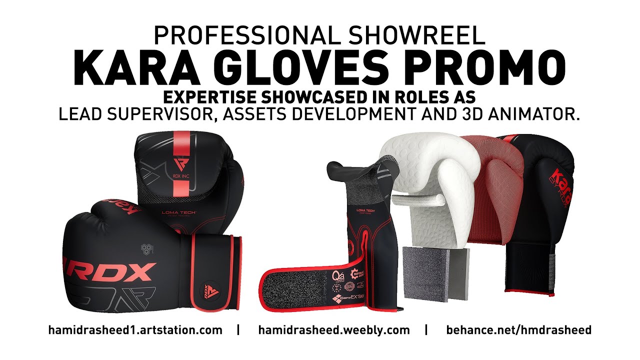 KARA BOXING GLOVES | 3D PRODUCT DEMO | 3D LISTING | EBC | FOR RDXSPORTS ...