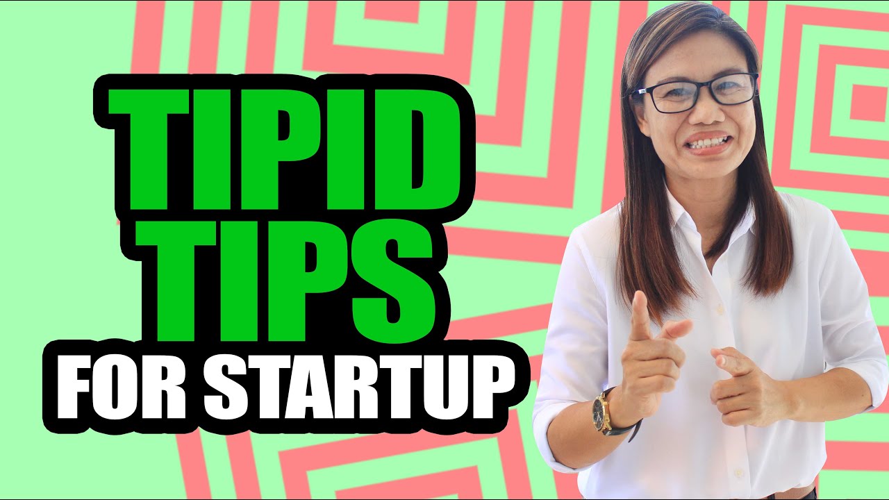 TIPID TIPS FOR STARTUP BUSINESS - YouTube