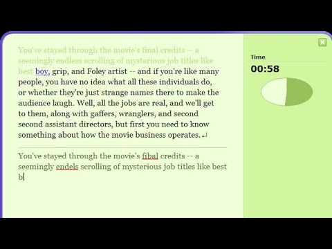 2 minutes paragraph typing with typing master increase speed through ...